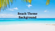 Beach Background PPT Presentation And Google Slides Themes