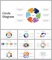 Free Circular Diagram PowerPoint Template and Google Slides
