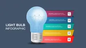 Multi-Color Lightning PowerPoint Template Slide Design
