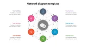 Cluster Network PowerPoint Template and Google Slides