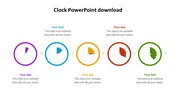 Editable Clock PowerPoint Template Free Download