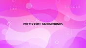 Eye-catching Cute Backgrounds Purple PPT Slide Design