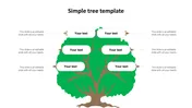 Editable Tree PowerPoint Template and Google Slides