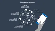 Attractive Ecosystem Drawing PowerPoint Template Slide