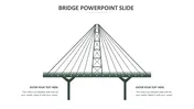 Gray Colored Bridge PowerPoint Template for Presentation