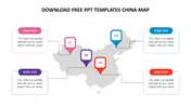 Awesome China Map PowerPoint Template Free Download