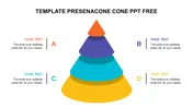 Mind – blowing PowerPoint 3D Cone Template Designs Slide