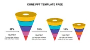 Mind – blowing PowerPoint 3D Cone Template Designs Slide