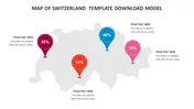 Map Of Switzerland PPT Template Free Download Google Slides