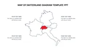 Map Of Switzerland PPT Template Free Download Google Slides