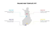 Finland Map PowerPoint Template Design Slides