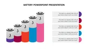Elegant Battery PPT Free Download Slide-Chart Model