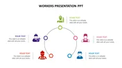 Simple Editable Workers Presentation PPT PowerPoint Template