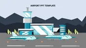 Free Airplane PowerPoint Template for Presentations