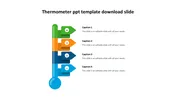Simple Fundraising Thermometer Graphic Presentation Template