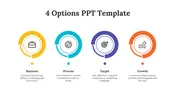 4 Options PPT Presentation and Google Slides Themes