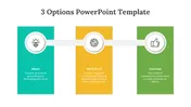 3 Options PowerPoint Presentation and Google Slides Themes