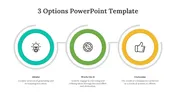 3 Options PowerPoint Presentation and Google Slides Themes