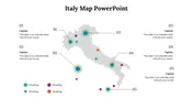 Use Now! Italy Map PowerPoint And Google Slides Templates