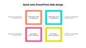 Quick Wins PowerPoint Design Template and Google Slides