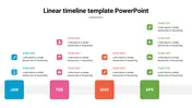 How To Represent Timeline In PowerPoint Slide Template