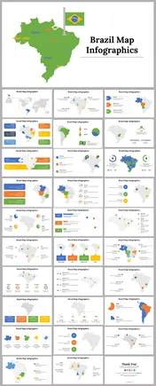 Editable Map Presentation PPT And Google Slides