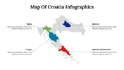 Map Of Croatia Infographics PowerPoint And Google Slides
