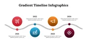 Gradient Timeline Infographics Google Slides Templates