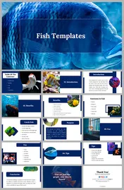 Fish PowerPoint Template And Google Slides Themes