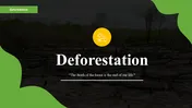 Deforestation PowerPoint and Google Slides Templates