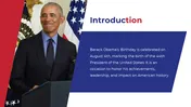 Barack Obamas Birthday PowerPoint And Google Slides Themes