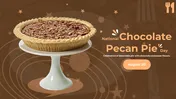 National Chocolate Pecan Pie Day Google Slides Templates