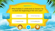 Holiday Family Feud PowerPoint And Google Slides Themes