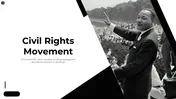 Explore Human Rights PowerPoint Theme Presentation Slide
