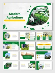 Modern Agriculture Google Slides And Canva Templates