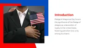 Pledge of Allegiance Day PowerPoint And Canva Template