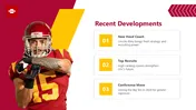 About The USC Football PowerPoint And Google Slides