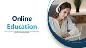 Online Education Learning PowerPoint Presentation