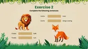 Abilities And Characteristics Of Animals Presentation