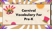 Carnival Vocabulary For Pre K PowerPoint Presentation