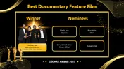 Informative Oscars Awards 2025 PowerPoint Presentation