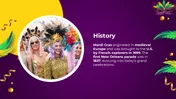 About This Colorful Mardi Gras PowerPoint Presentation