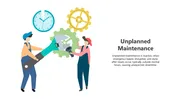 Unplanned Maintenance Presentation And Canva Template