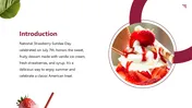 National Strawberry Sundae Day PowerPoint Presentation
