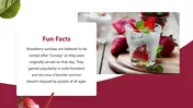 National Strawberry Sundae Day PowerPoint Presentation