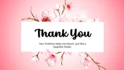 The Bloom Style Thank You PowerPoint Presentation