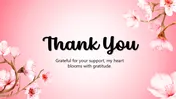 The Bloom Style Thank You PowerPoint Presentation
