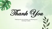 Explore This Nature Theme Gratitude PPT And Google Slides