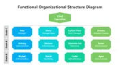 Functional Organizational Structure Diagram Presentation
