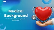 The Background For Medical PowerPoint Presentation